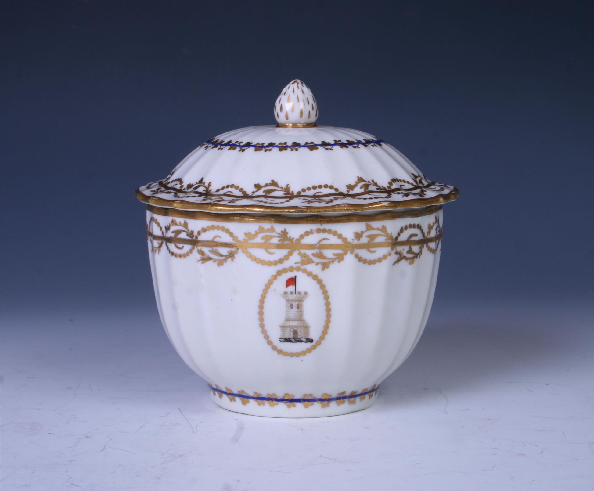 A George III Derby porcelain bowl and cover : MyFamilySilver.com