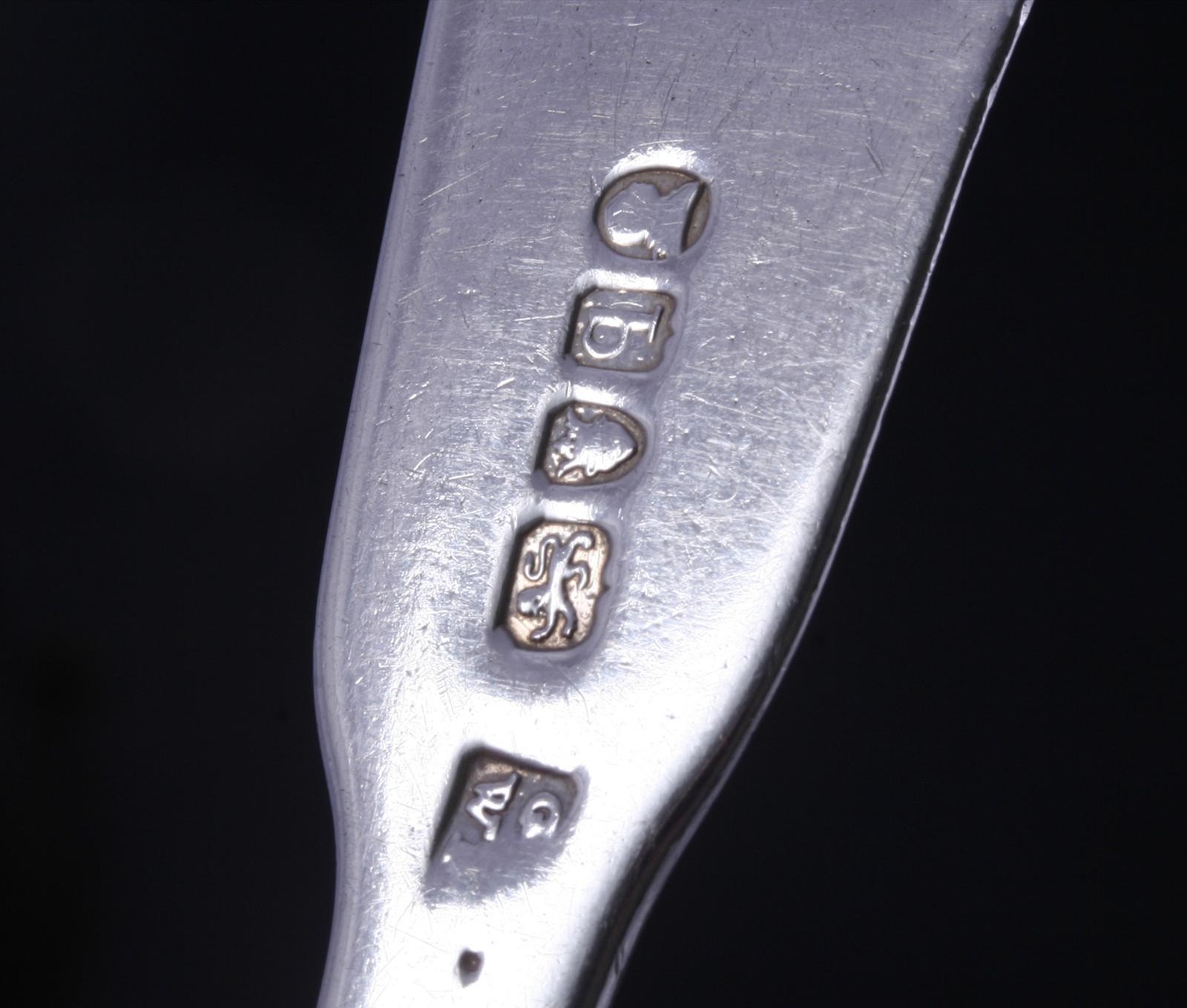 Collection of George III silver flatware : MyFamilySilver.com