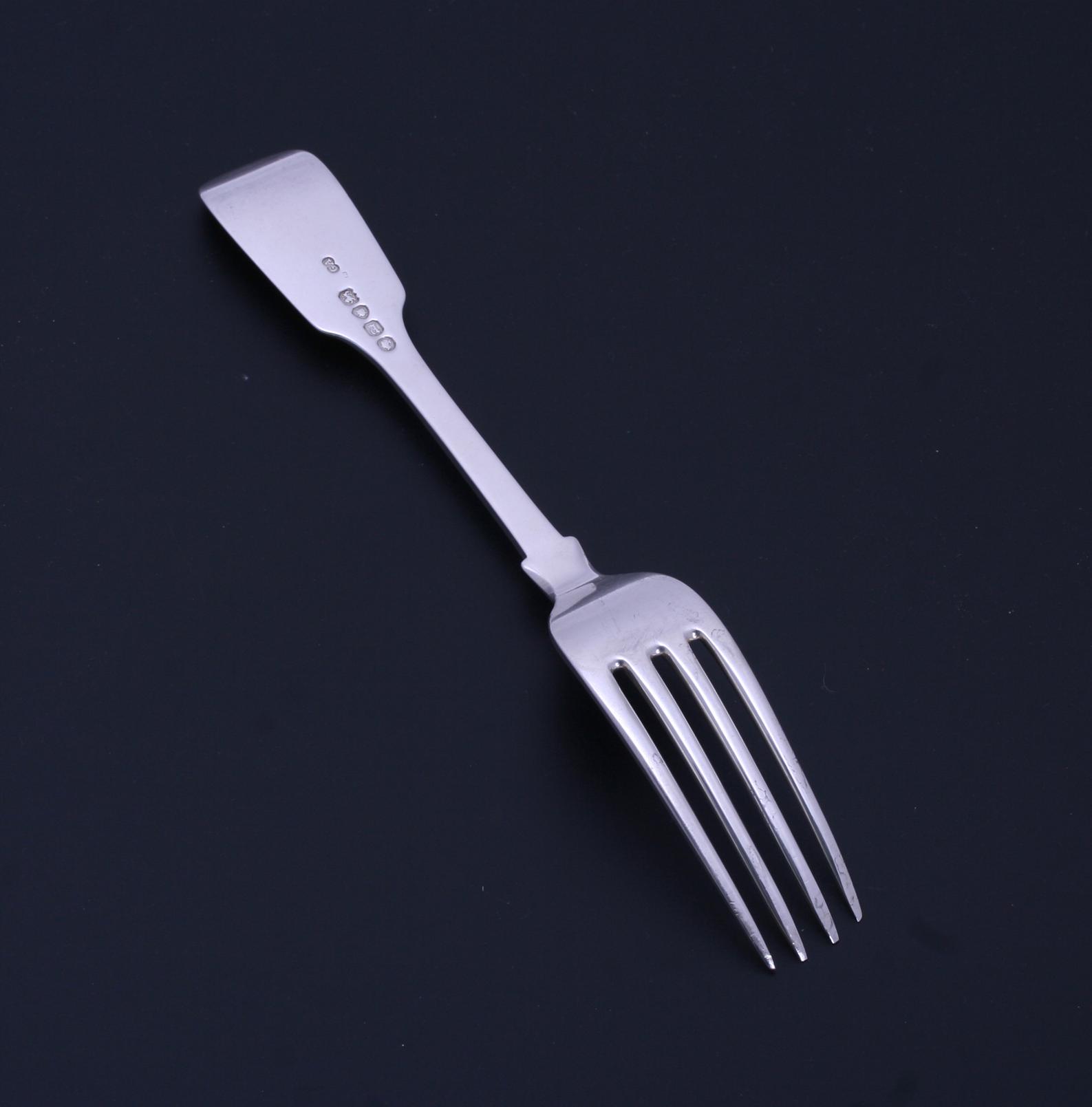 A Victorian sterling silver table fork : MyFamilySilver.com