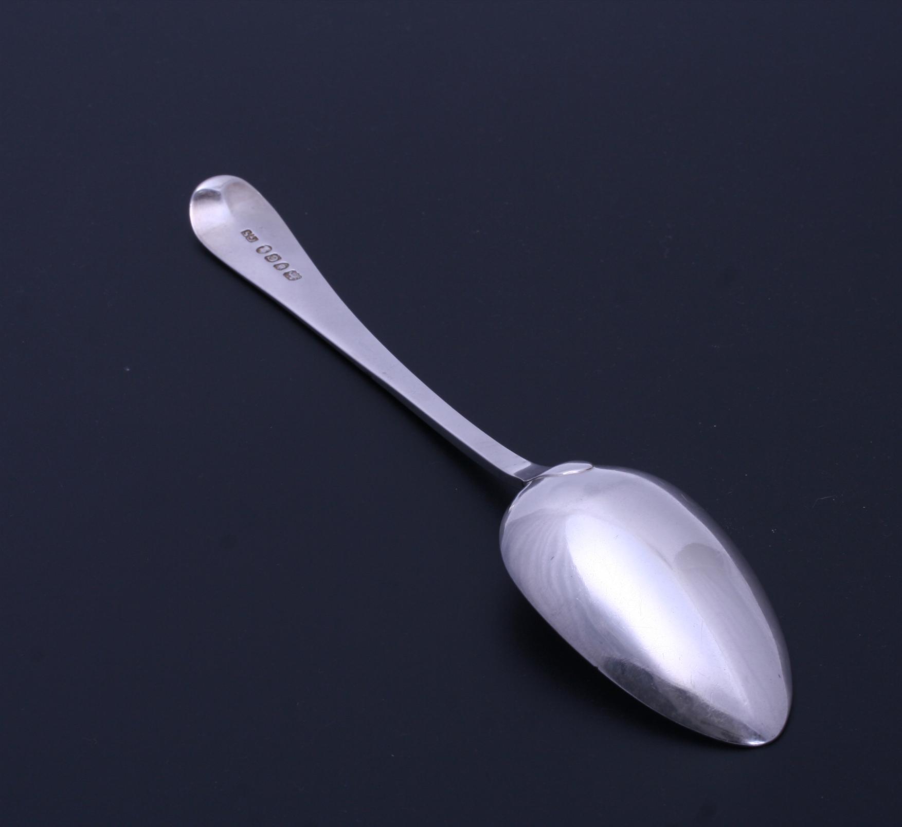 A George III sterling silver Old English pattern spoon : MyFamilySilver.com