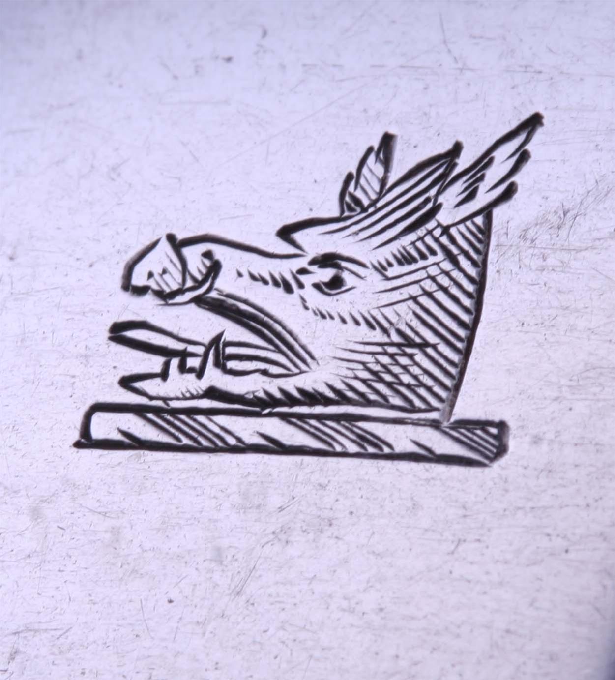 A set of four Edwardian Old English pattern sterling silver forks ...