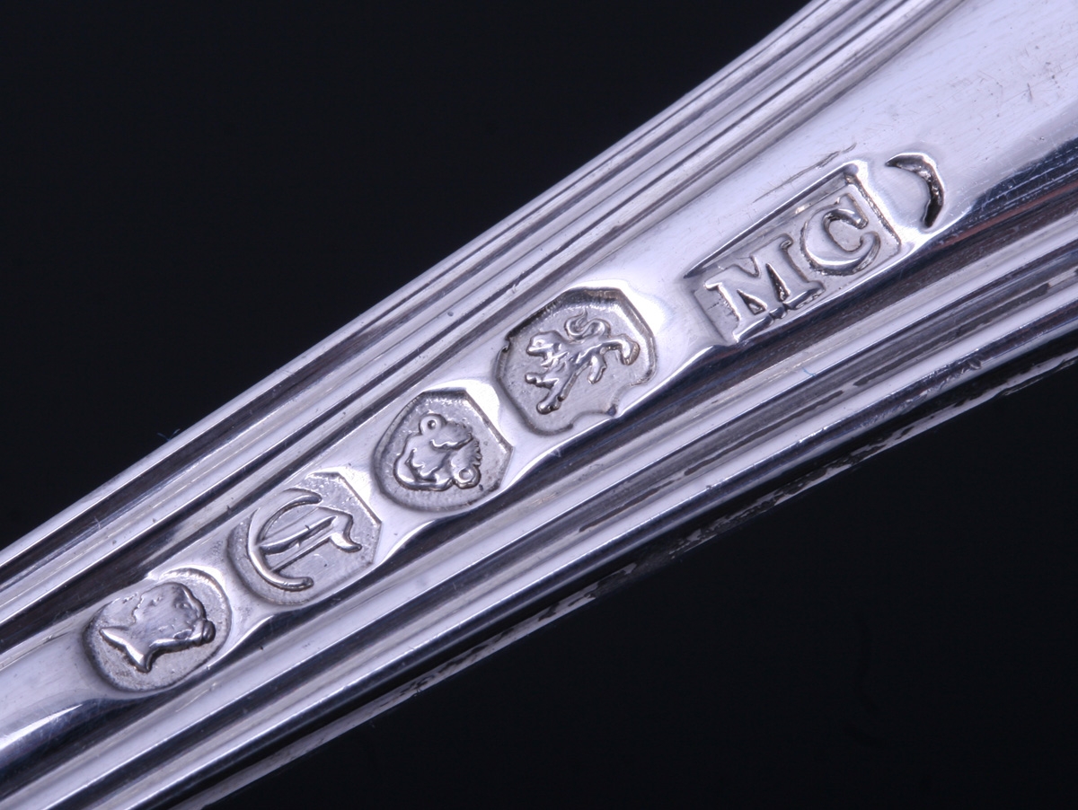 A pair of Victorian sterling silver King's pattern table forks ...