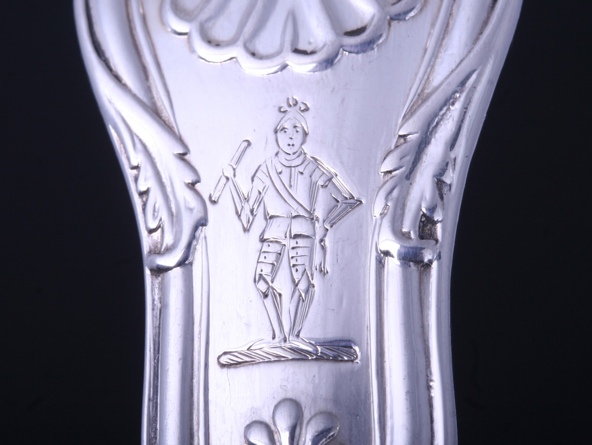 A pair of Victorian sterling silver King's pattern table forks ...