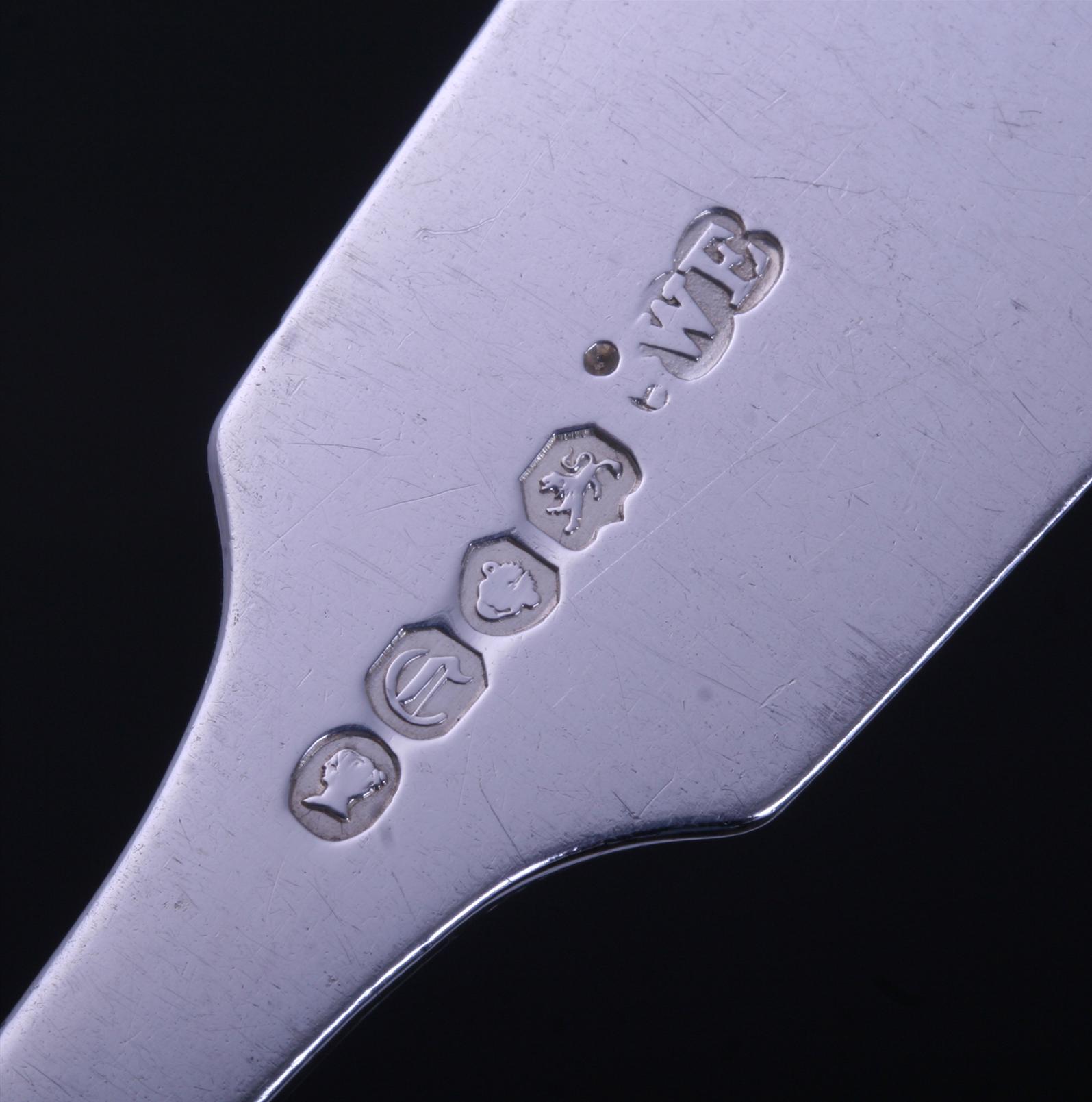 A set of three Victorian sterling silver table forks : MyFamilySilver.com