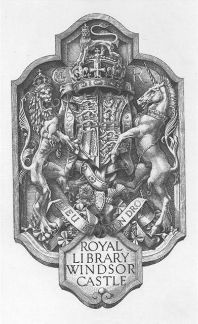 Royal bookplate for George VI by Stephen Gooden : MyFamilySilver.com