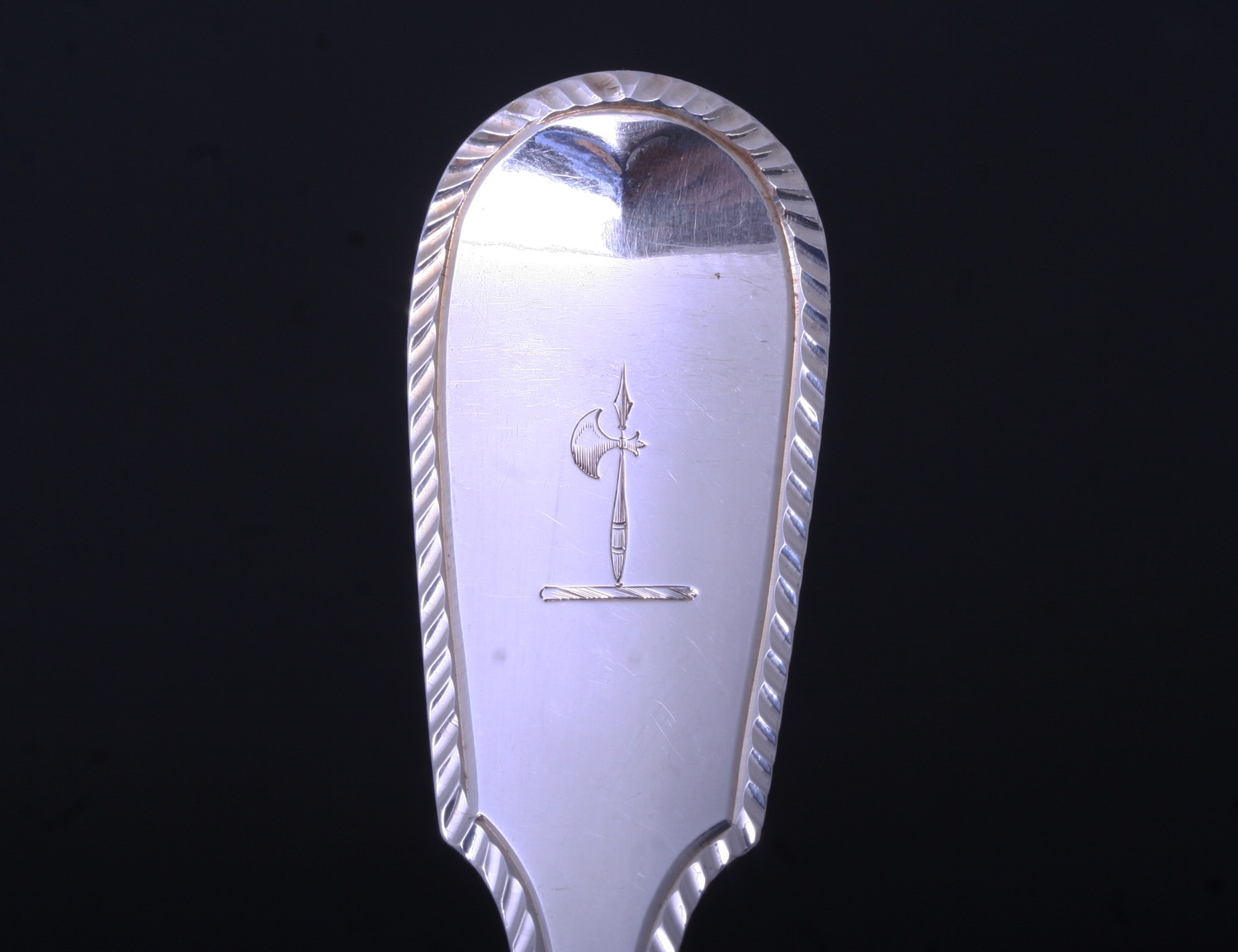 Part service of William IV fiddle pattern with feather edge sterling ...