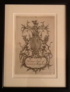 An early 19th century armorial print for Herbert : MyFamilySilver.com