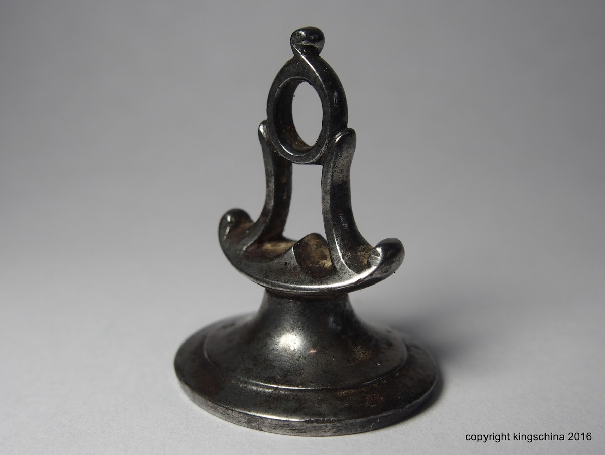 Superb Georgian Steel Intaglio Fob Seal Lady INGRAM Family Crest Coat ...