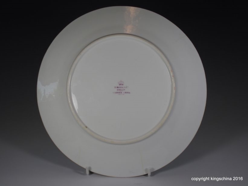 English Minton Armorial Porcelain Royal Plate KING EDWARD & ALEXANDRIA ...