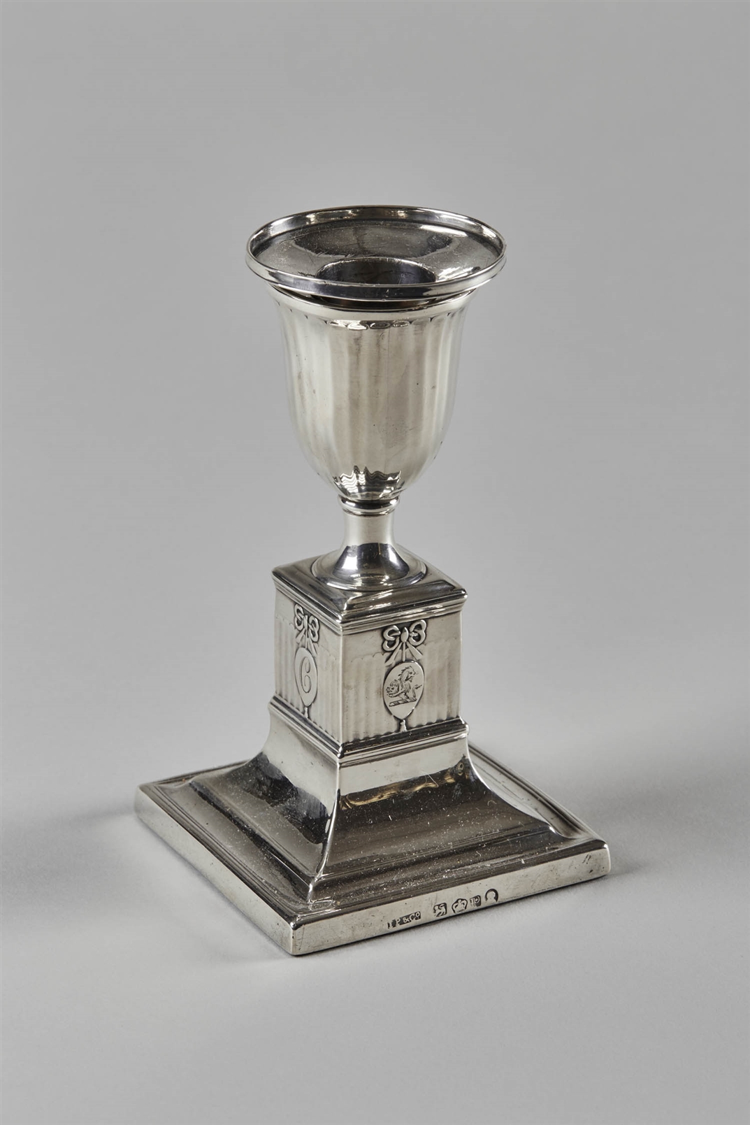 A rare George III silver candlestick for Lord Carbery : MyFamilySilver.com