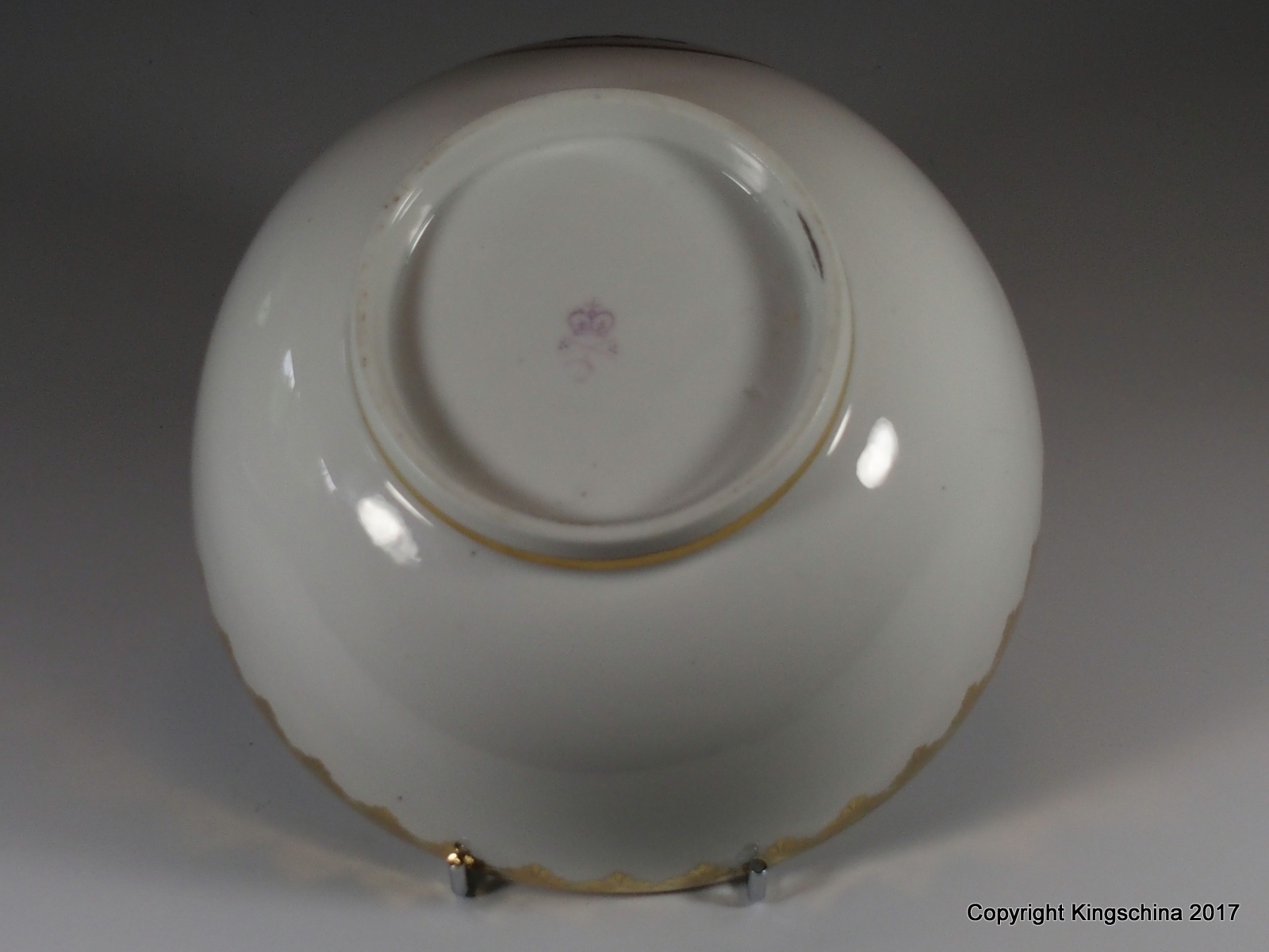 18thC DERBY Armorial Porcelain Bowl PHOENIX CREST : MyFamilySilver.com