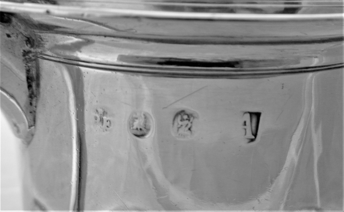 Good quality crested George I Britannia silver tankard London 1716 ...